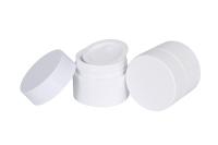 China White PP 5g Screw Lid Cream Jars Cosmetic Packaging Trial Bottle for sale