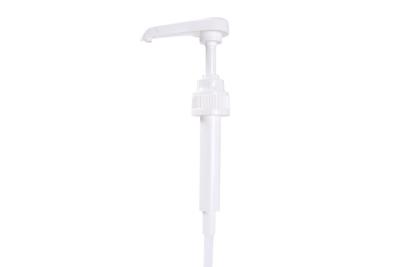 China PP 8ml 10ml Output Syrup Pump Dispenser 28-410 FR Closure  Kitchen Juice/Honey Pump Dispenser for sale