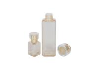 China 30ml 180ml PETG Makeup Remover Bottle Square Right Angle for sale