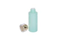 China 100/120/150ml Micellar Makeup Remover Bottle Gold Screw Cap for sale