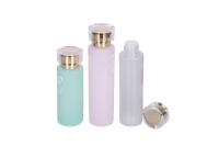 China 100/120/150ml Micellar Makeup Remover Bottle Gold Screw Cap for sale