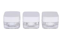 China 5ml Double Wall Pmma Empty Cream Containers Od 34mm for sale