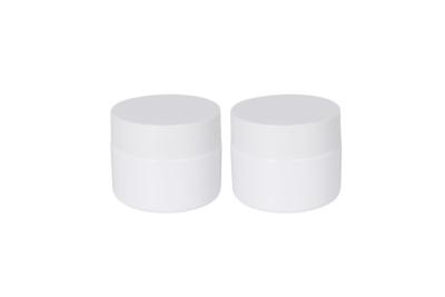 China Flat Shoulder 30g Cosmetic Cream Jars Modified Injection Molding Pet for sale