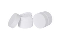 China Flat Shoulder 30g Cosmetic Cream Jars Modified Injection Molding Pet for sale