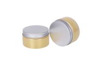China Skincare Lotion Tasteless Cosmetic Cream Jars 42mm High With Aluminium Lid for sale