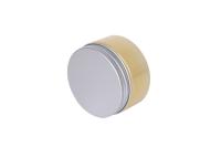 China Skincare Lotion Tasteless Cosmetic Cream Jars 42mm High With Aluminium Lid for sale