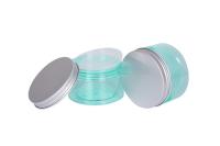 China Reusable 250g Cosmetic Cream Jars Aluminum Metal Cap for sale