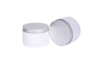 China Aluminium Caps Clear Bottle 300g Lotion Jars With Lids for sale