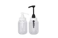 China 5ml 8ml 10ml Dosage Coffee Syrup Pump Dispenser With 300ml 450ml 650ml 700ml Container for sale