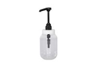 China 5ml 8ml 10ml Dosage Coffee Syrup Pump Dispenser With 300ml 450ml 650ml 700ml Container for sale