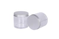 China Double Wall Frosted Od 92mm Cosmetic Cream Jars Luxury Personal Skincare 500g for sale