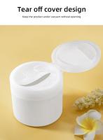 China Fresh-Locked PP Cream Jar With Flip Cap 80g 100g And 200g for sale