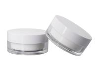 China Two Space Day Night Od 93mm Cosmetic Cream Jars Abs Screw Cap for sale