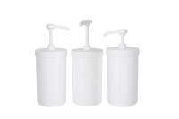 China Condiment 1000ml Container Syrup Pump Dispenser For Beverage for sale