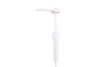 China 30ml Dosage Sauce Dispenser Pump Food Grade 38-400 Size White for sale