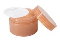 China 50g Empty Round Shape Leak Proof 51mm Cosmetic Cream Jars With Lid Spoon for sale