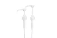 China Food Grade PP Syrup Dispenser TUV Pump For Plastic Bottle 5/8/10cc Dosage 38-410 Closure Size for sale
