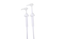 China Square Head 10ml Syrup Dispenser Pump 38-400 Closure Size Plastic Beverage Dispenser for sale