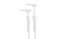 China 28-400 Closure Size Square Head Syrup Pump Dispenser 5cc Dosage for sale