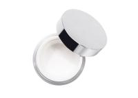 China Round 100g Acrylic Cream Jar With Flat Top Lids for sale