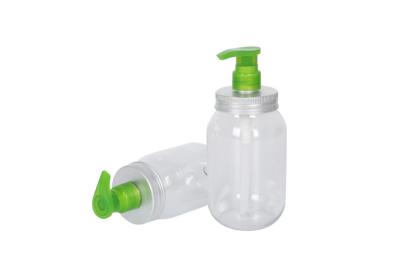 China 350ml 450ml 650ml Pump Sanitizer Bottle Transparent PET 2.0cc Foam Soap Aluminum Lid for sale