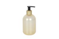China 300ml Shampoo Bottle Hand Sanitizer Pump Bottle Od 68mm Gold Hot Stamping for sale