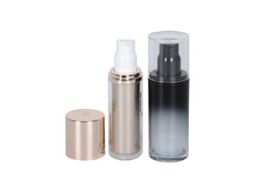 China Bpa Free 1oz Cosmetic Pump Bottle Empty Acrylic Emulsion Essence Lotion Cleanser Essential Oils for sale