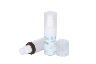 China Custom Color 30ml Empty Foundation Bottle With Pump Ailress Od 36mm for sale