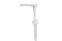 China 15/25ml Dosage 43mmNR Closure Size Plastic PP Ketchup Sauce Dispenser Pump of Removable Design for sale