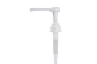 China 15/25ml Dosage 43mmNR Closure Size Plastic PP Ketchup Sauce Dispenser Pump of Removable Design for sale