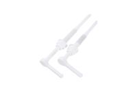 China 43mm NR Big Dosage 10/15/20/30ml White Non-removable Plastic Sauce Dispenser Pump for sale