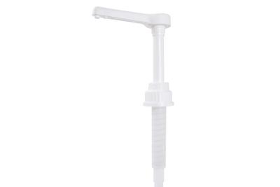 China 43mm NR Big Dosage 10/15/20/30ml White Non-removable Plastic Sauce Dispenser Pump for sale