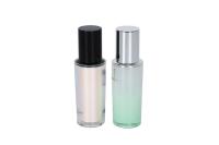 China 1oz Empty Acrylic Airless Foundateion Pump Bottle Cosmetic Travel Makeup Lotion Container for sale