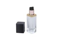 China Empty 30ml Cosmetic Pump Bottle Glass Foudation Od 35mm for sale