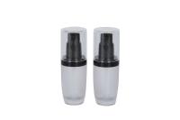 China Cosmetic Pump Bottle Matte Glass Skin Care Liquid Packaging Hair Container for sale