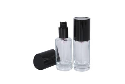 China Serum Cream Lotion Airless Travel Foundation Bottle 30ml Glass Empty Makeup Container for sale
