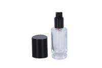 China Serum Cream Lotion Airless Travel Foundation Bottle 30ml Glass Empty Makeup Container for sale