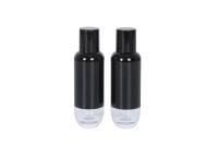China Combination Cosmetic Packaging Set 35ml Acrylic Skin Base Foundation Bottle And 10ml Eye Shadow Jar for sale
