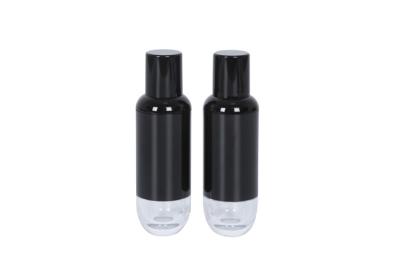 China Combination Cosmetic Packaging Set 35ml Acrylic Skin Base Foundation Bottle And 10ml Eye Shadow Jar for sale