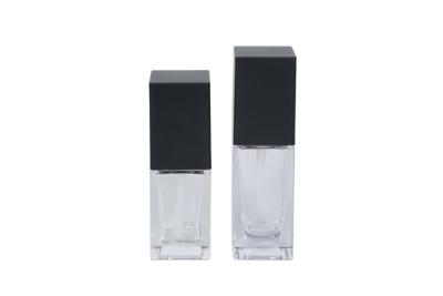 China Airless Square Style Cosmetic Pump Bottle 20ml 30ml for sale