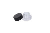 China Lipstick Cream Concealer Glass Cosmetic Jar 35mm Od  For Eye Shadow for sale