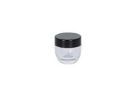 China Round Bottom 5ml Mini Cream Jar Glass Cosmetic Brow Powder Container Eye Lip for sale