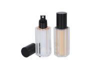 China High Luxury Bright Polygonal Cosmetic Pump Bottle Acrylic 30ml for sale