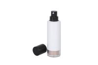 China Cylinder 30ml Acrylic Makeup Liquid Foundation Bottle For Concealer for sale