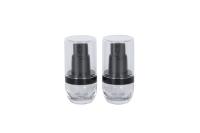China Sunscreen Makeup Foundation Bottle 15ml Round Glass Travel Sized for sale