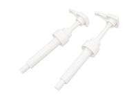 China Coffee Syrup Pump 5ml 8ml 10ml Dosage 31-410 PP White Square Head for sale