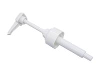 China Coffee Juice Sauce Dispenser Pump PP White Universal Closure 5ml 8ml 10ml for sale