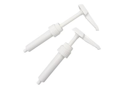 China PP White Sauce Dispenser Pump 15ml 30ml 38-410 Square Head for sale