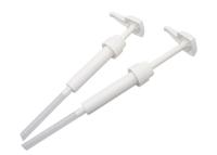 China PP White Sauce Dispenser Pump 15ml 30ml 38-410 Square Head for sale