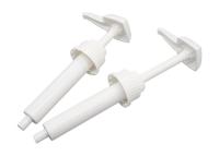 China PP Plastic White Sauce Dispenser Pump 43mm Closure With 15ml 30ml Dosage for sale